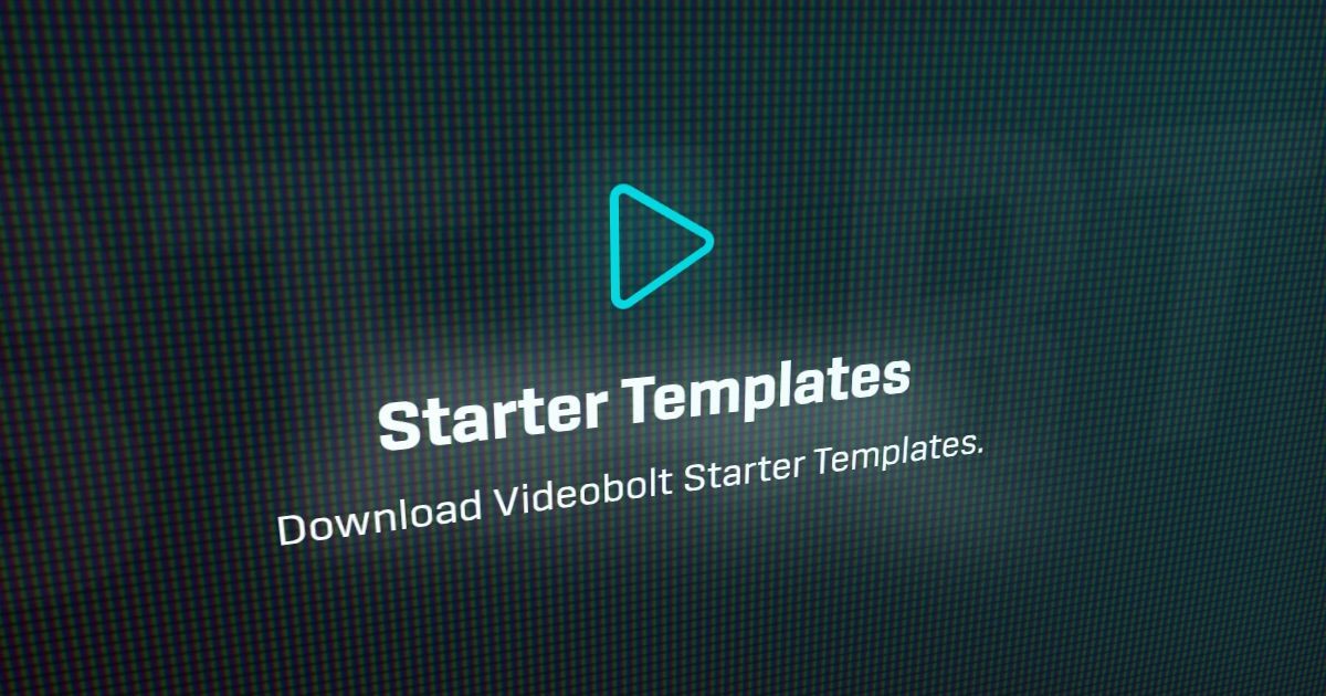 Starter Templates